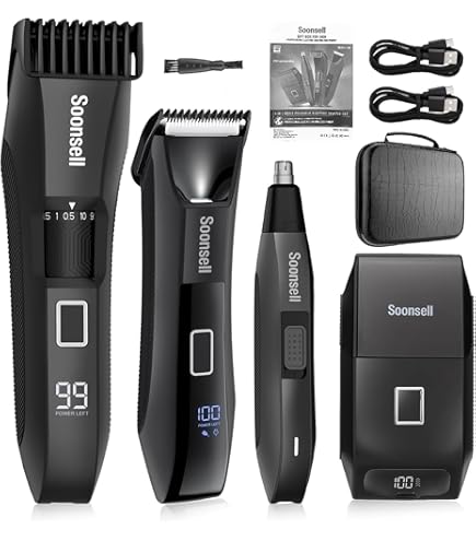 Amazon.co.jp: Soonsell メンズバリカン 電動バリカン 往復式